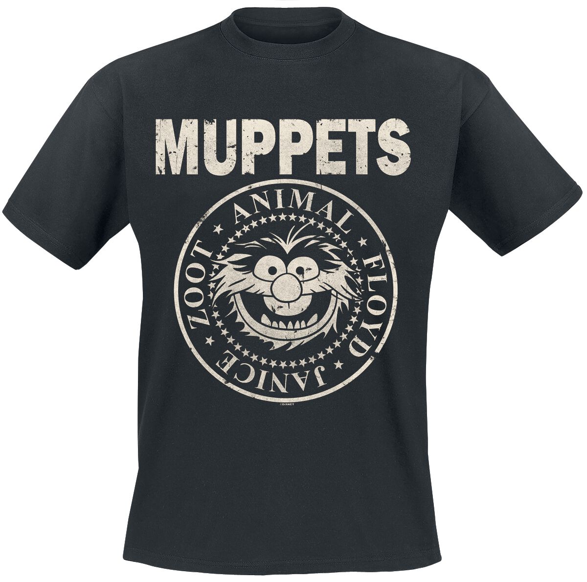 Muppet T Shirts Muppets The Animal Walk This Way T Shirt Dark Blue