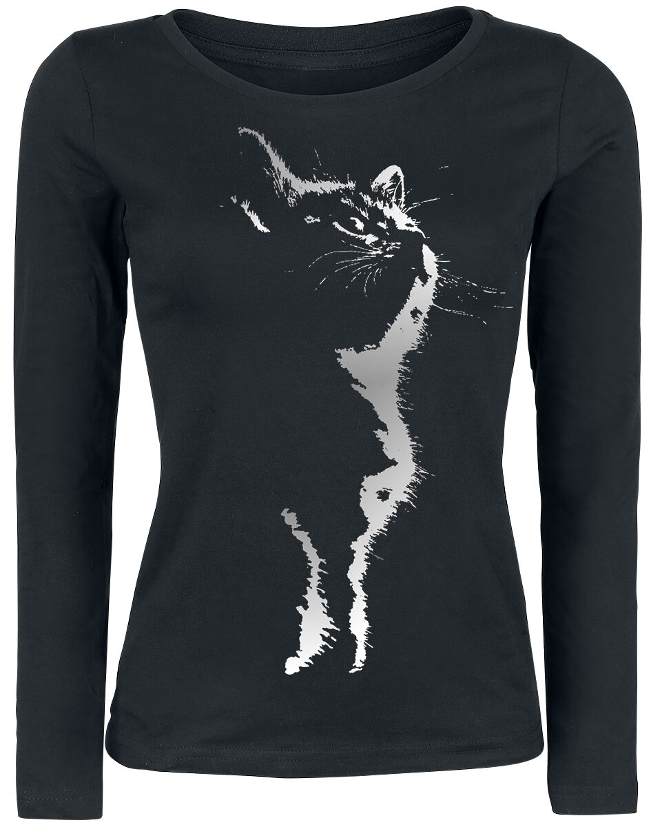 Cat Silhouette | Tierisch Long-sleeve Shirt | EMP