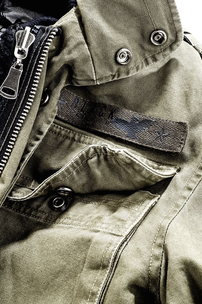 Army Field Jacket | Black Premium by EMP Winter Jacket | EMP