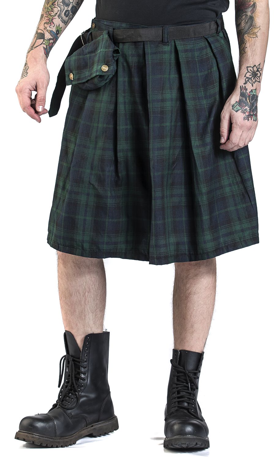 Fear is Over Kilt | Banned Midi Skirt | EMP