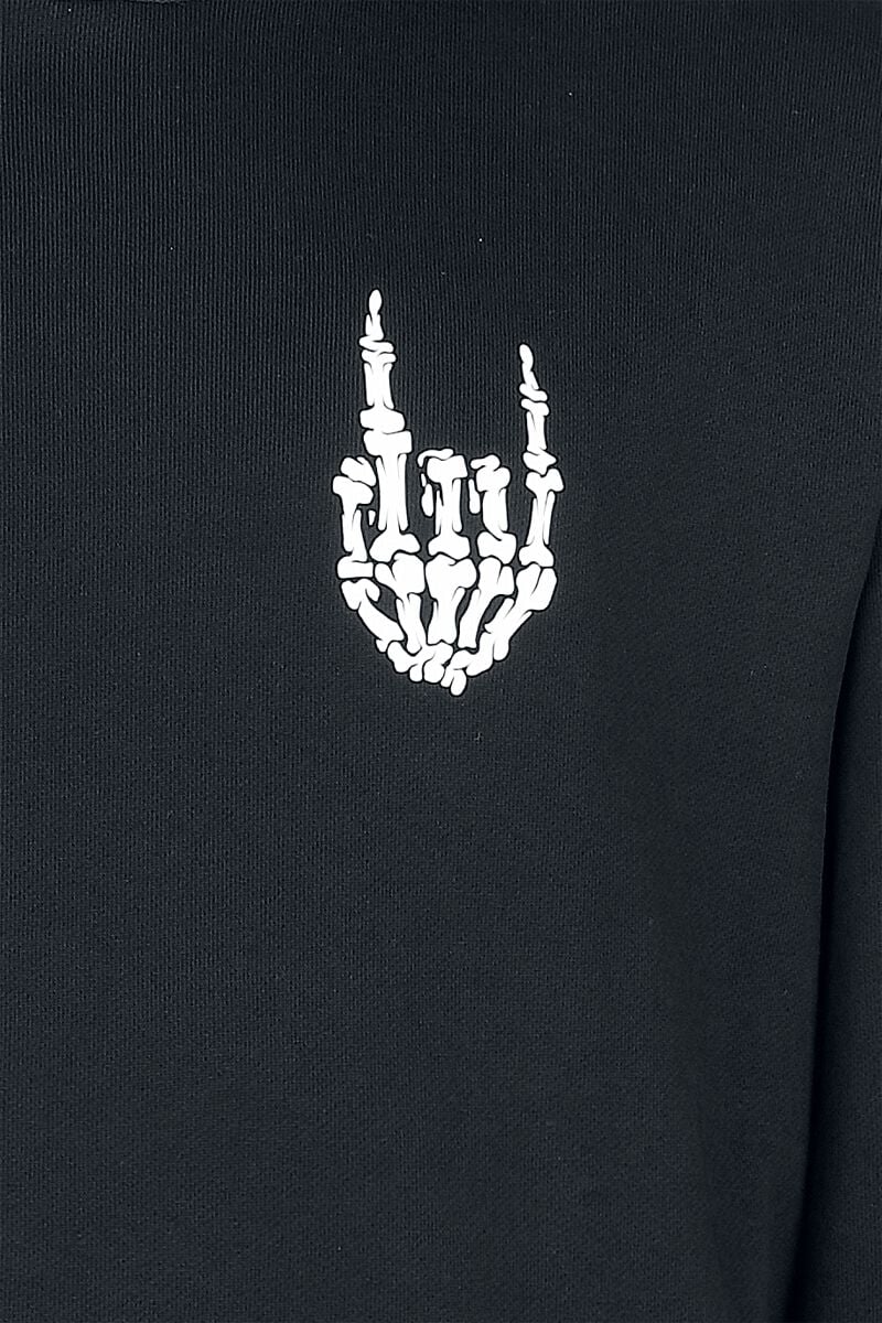 White Skeleton Metal Horns | EMP Special Collection Hoodie | EMP