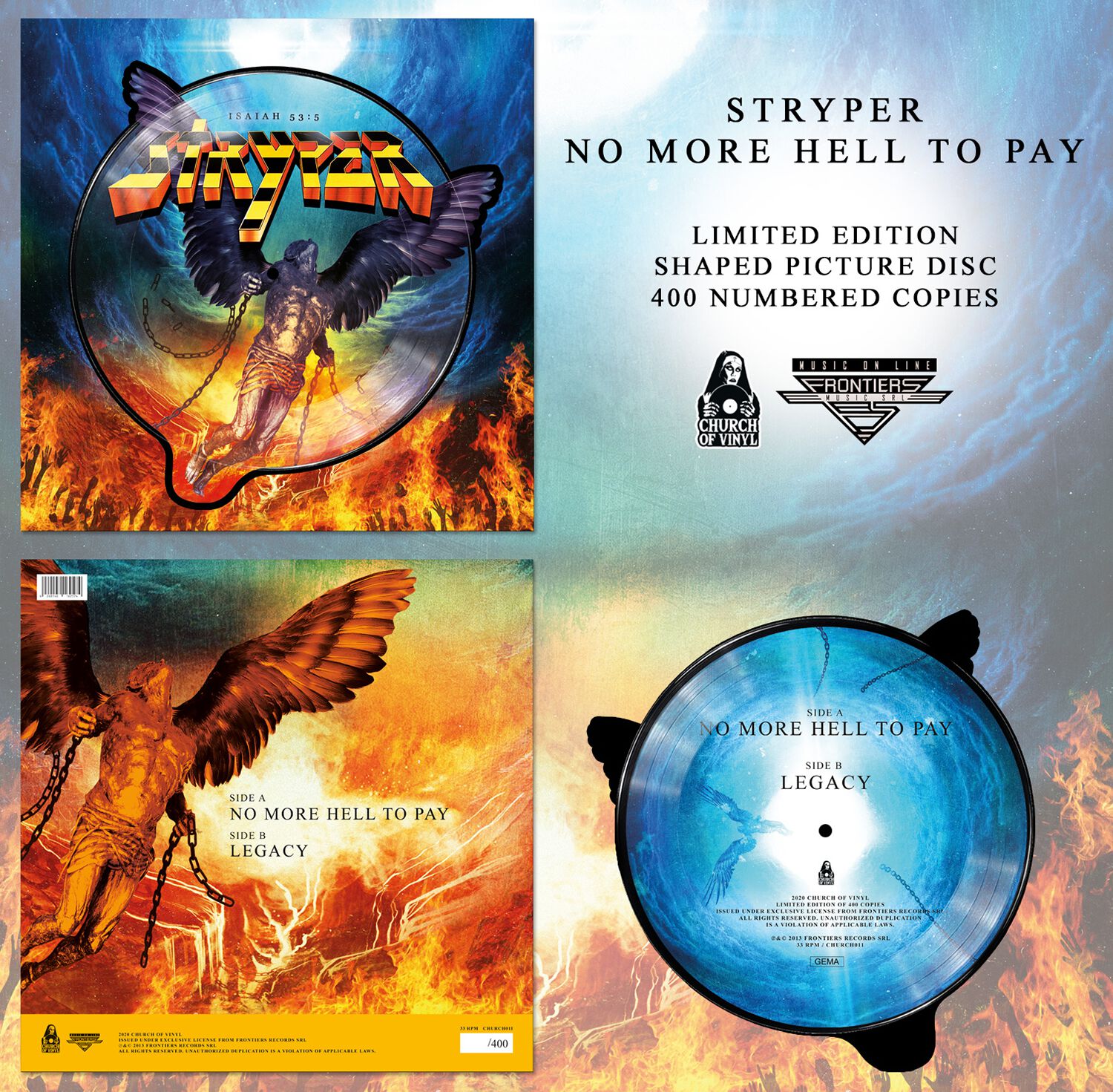 No more hell to pay | Stryper LP | EMP