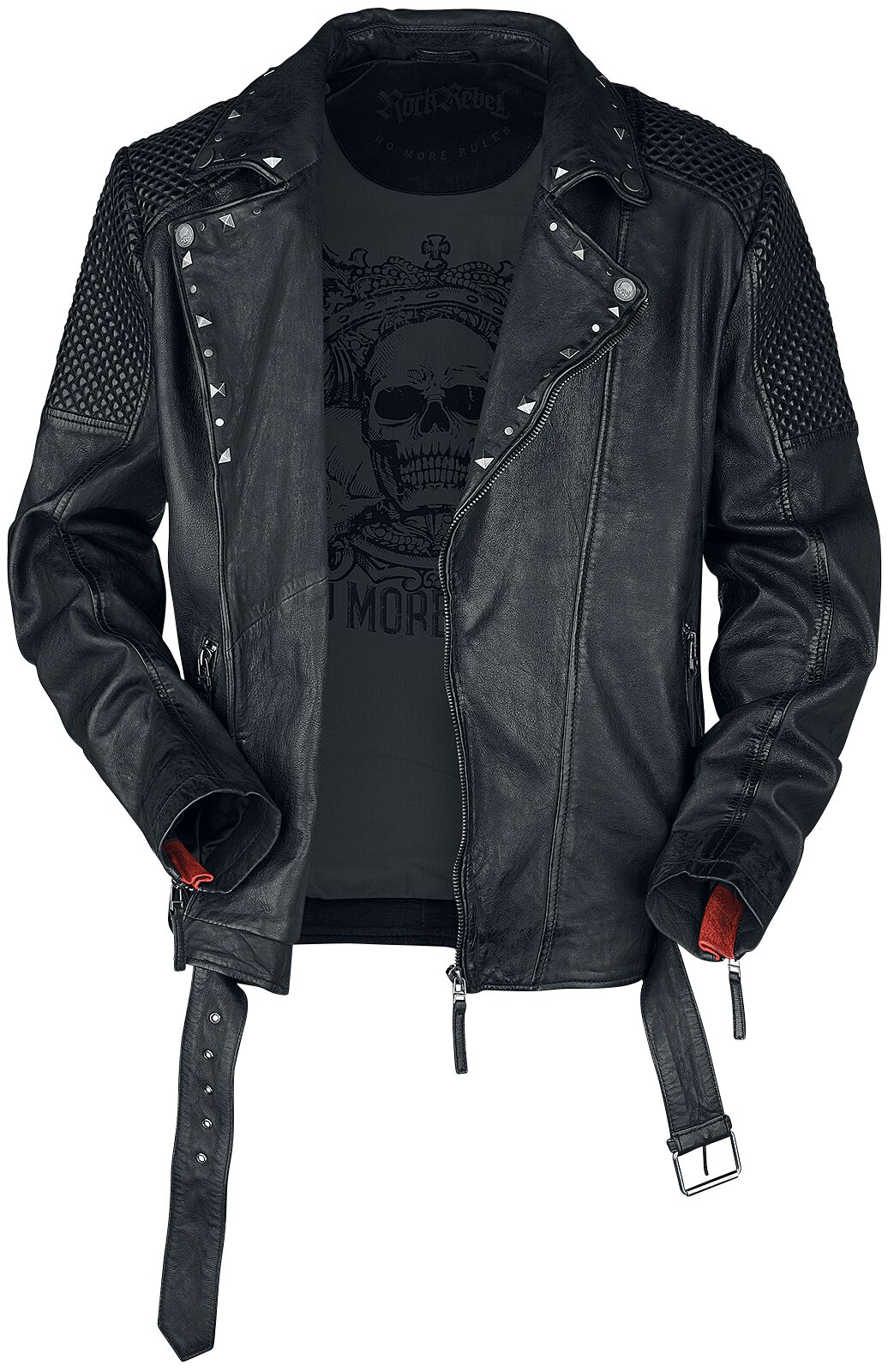 On The Road Again | Rock Rebel by EMP Leather Jacket | EMP