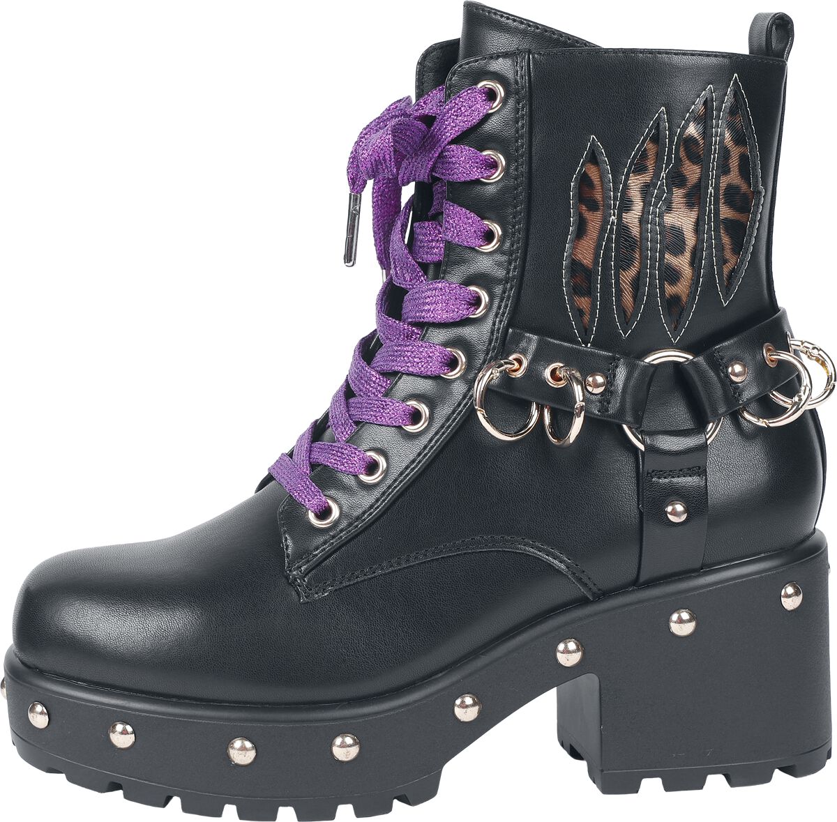 Monster High - Lucia Werewolf Military Studded Boots | KOI Boot | EMP