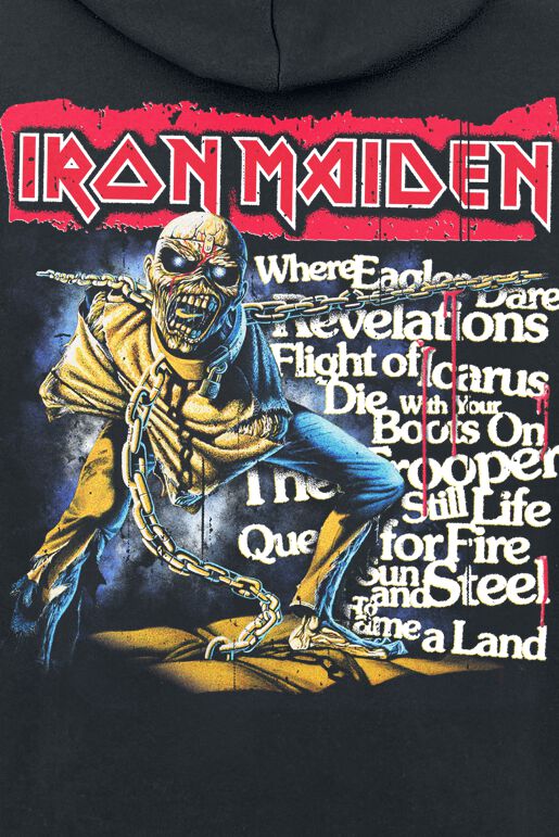 POM Red Strip Logo Tracklist | Iron Maiden Hoodie | EMP