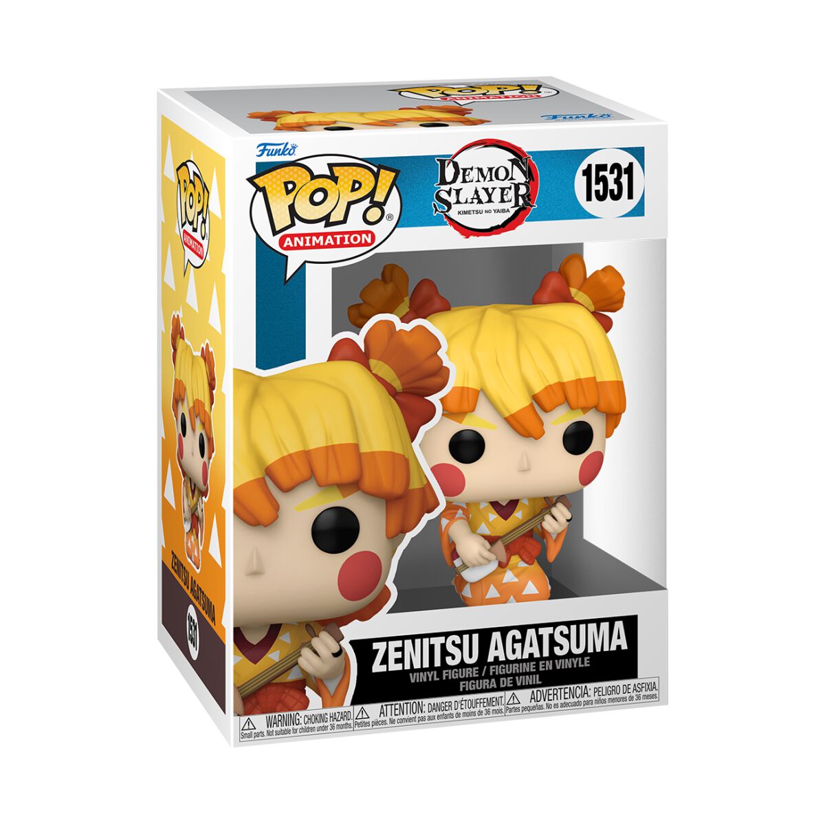 Zenitsu Agatsuma Vinyl Figurine 1531 | Demon Slayer Funko Pop! | EMP