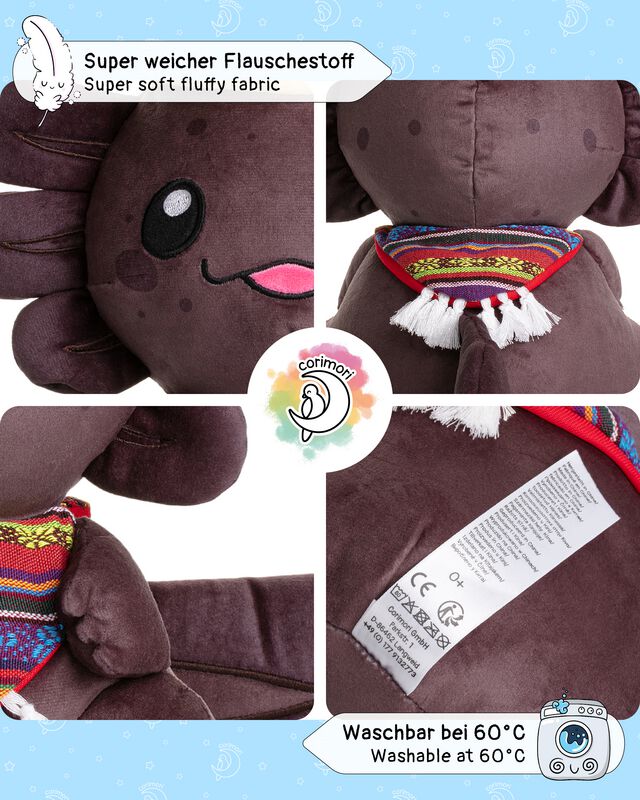 Axolotl - Tio The Wildling | Corimori Stuffed Figurine | EMP