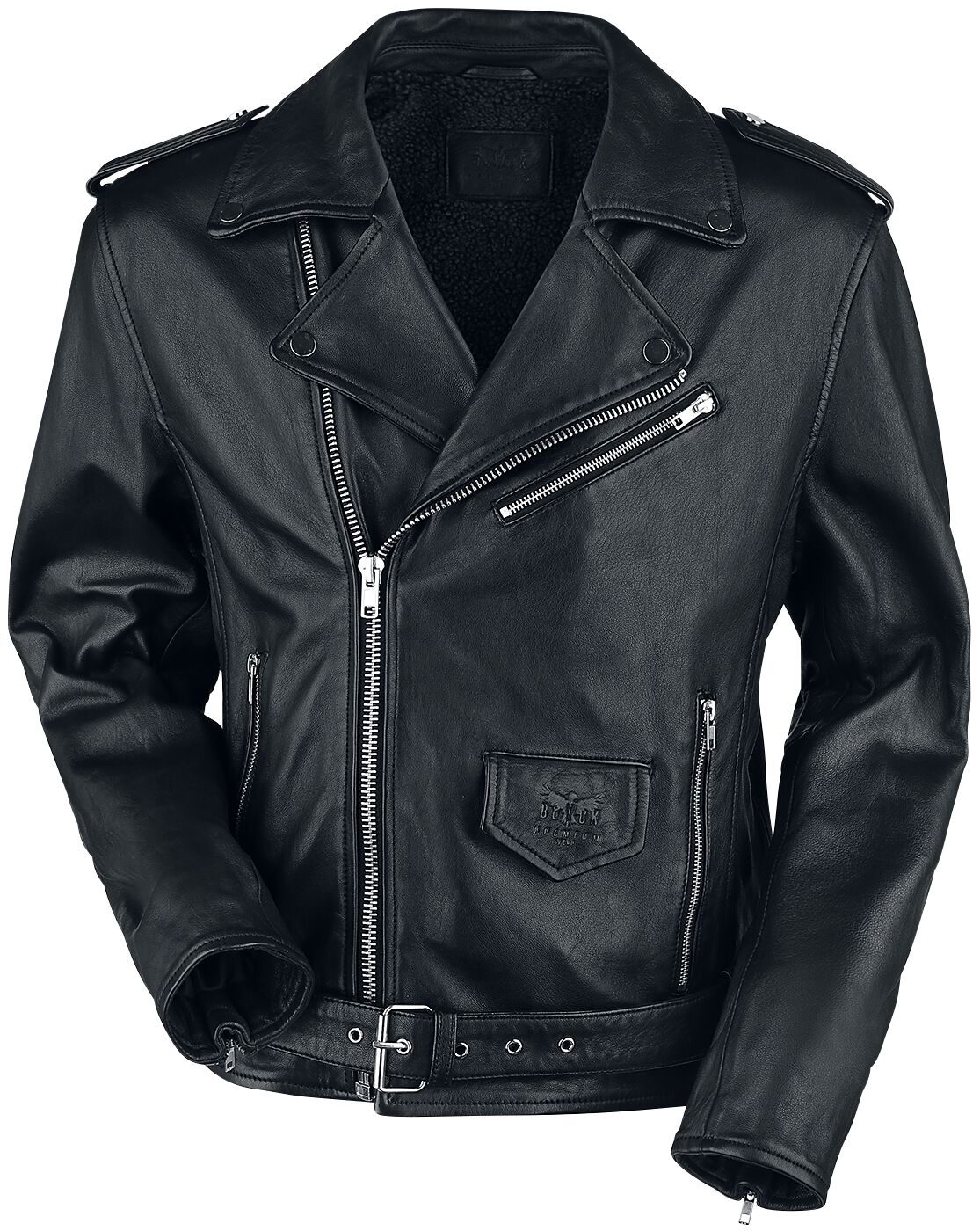 The Road Crew | Black Premium by EMP Leather Jacket | EMP