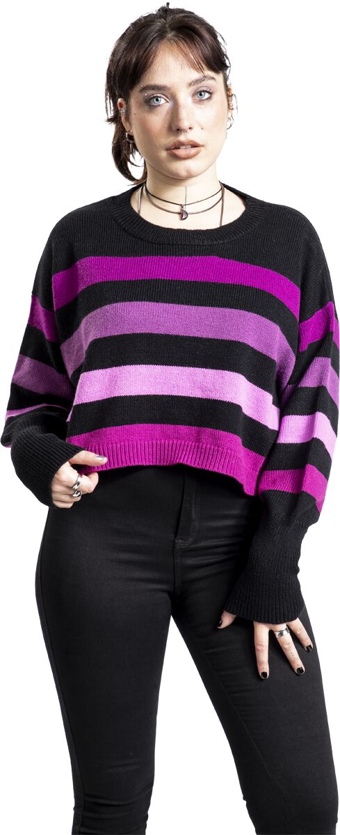 Knitted Jumper with Cuffed Sleeves | RED by EMP Knit jumper | EMP