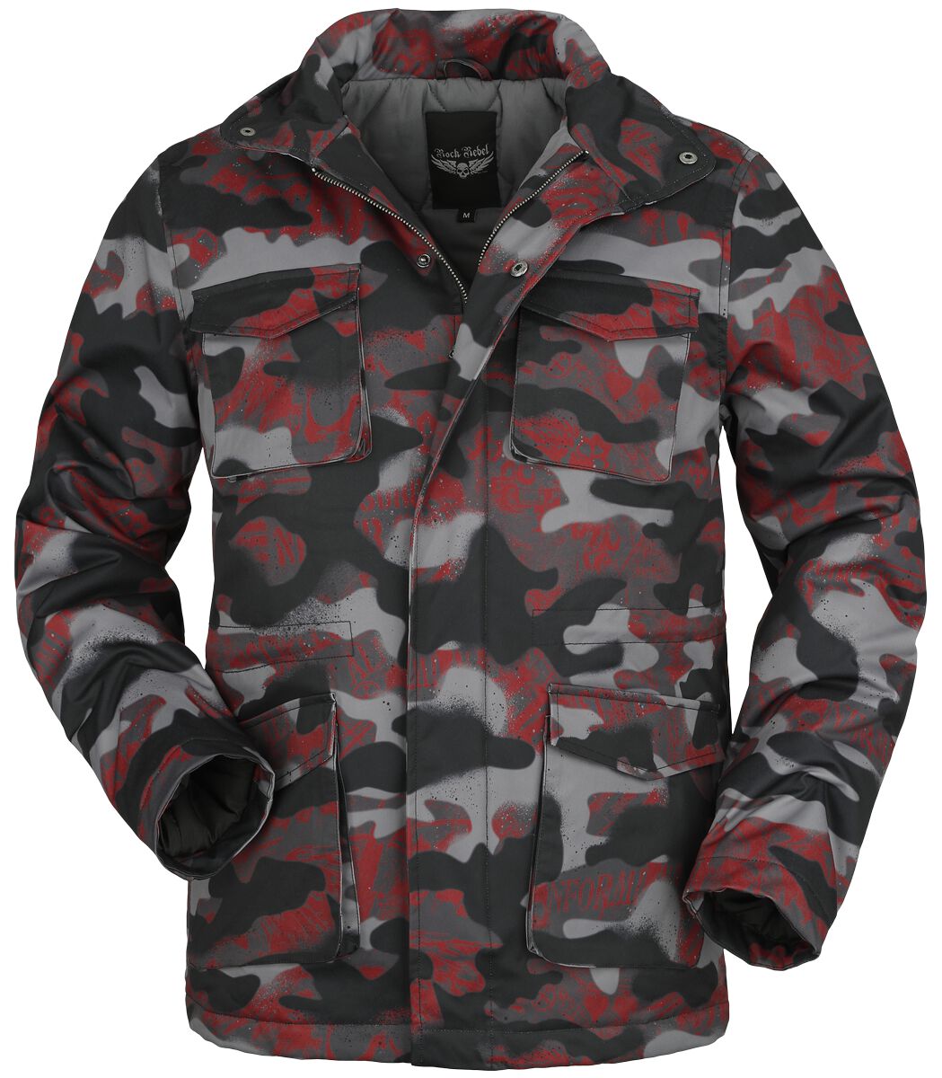 Camouflage winter jacket | Rock Rebel by EMP Winter Jacket | EMP