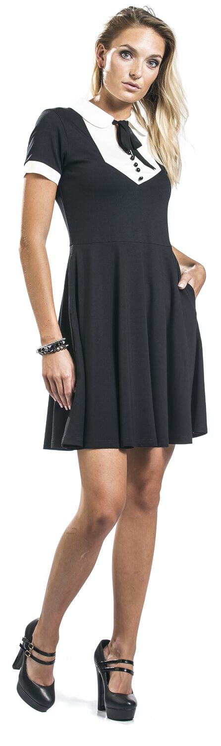 In A Mood Tie Neck Dress | Jawbreaker Mini Dress | EMP