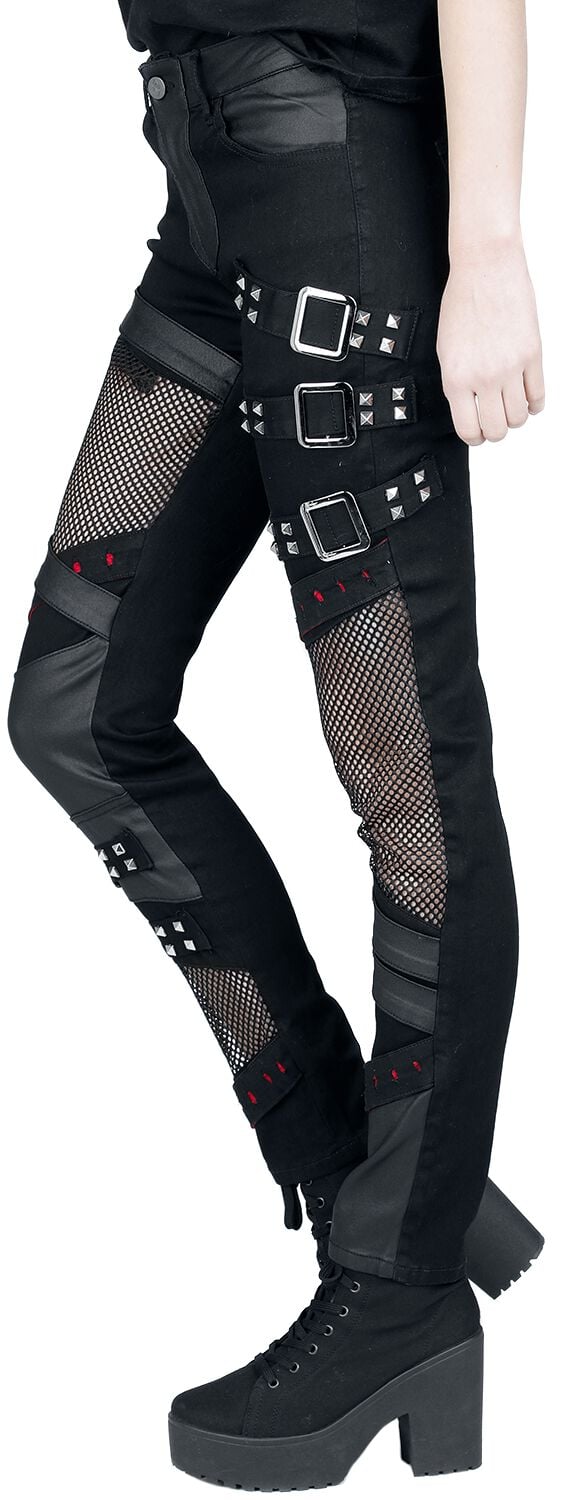 Jeans with Mesh Details | Gothicana by EMP Jeans | EMP