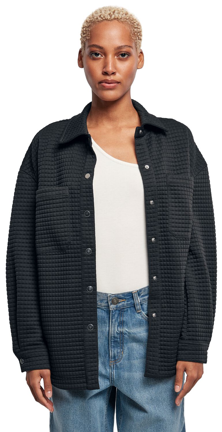Ladies’ quilted sweater overshirt | Urban Classics Longsleeve | EMP