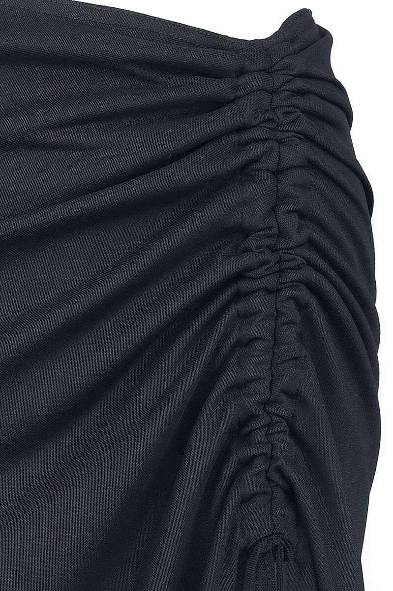 Umbra ruched mesh skirt | Banned Midi Skirt | EMP