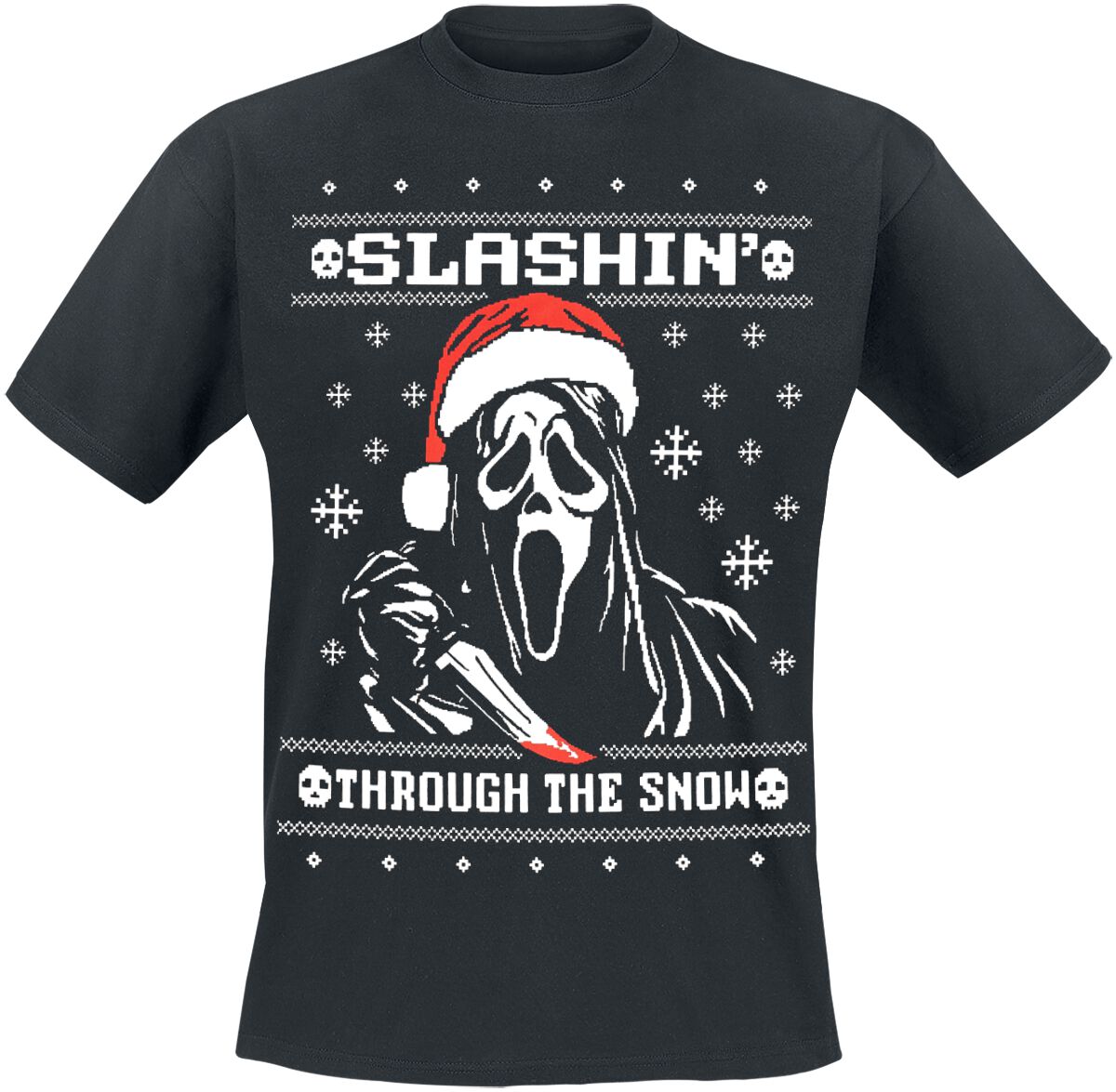 Ghostface - Slashin Through The Snow | Scream (Film) T-Shirt | EMP