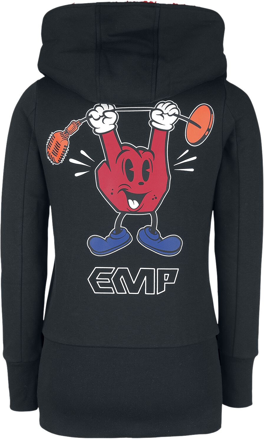 Hoodie Jacket with EMP Logo and Metal Horns | EMP Stage Collection ...
