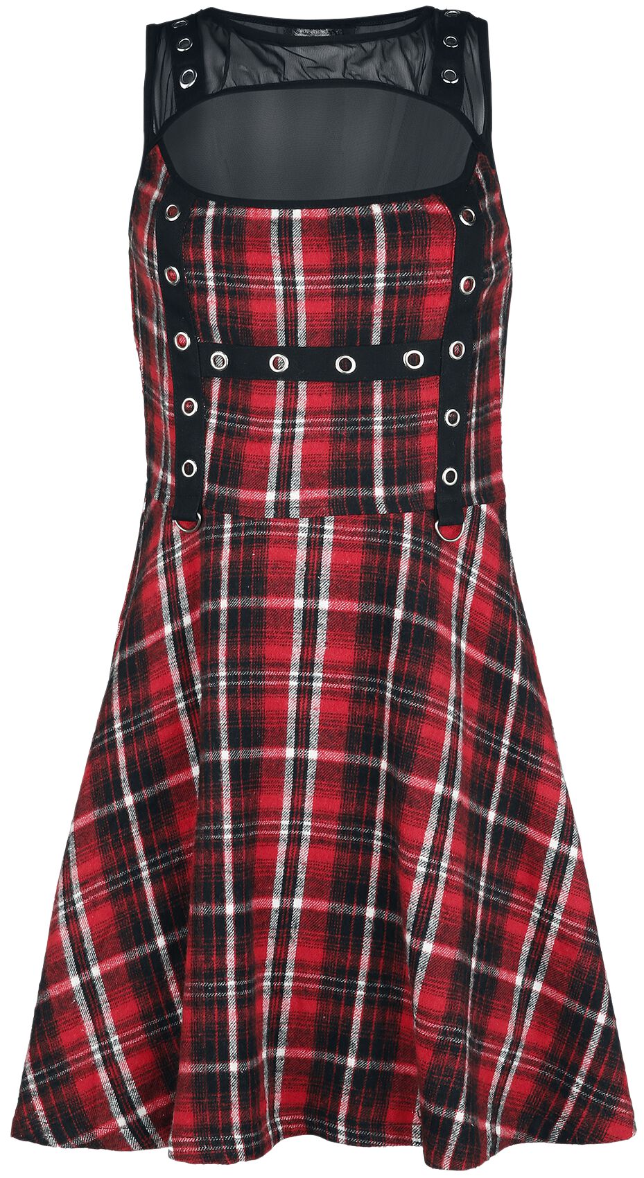 Short Tartan Dress | Rock Rebel by EMP Short dress | EMP