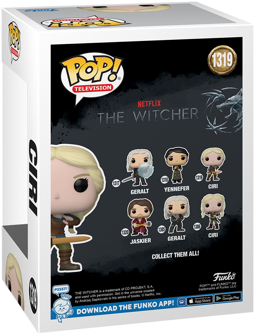 Ciri Vinyl Figure1319 | The Witcher Funko Pop! | EMP