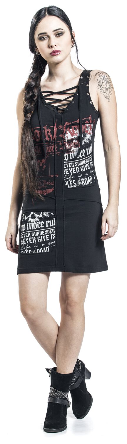 Stay A Little Longer | Rock Rebel by EMP Mini Dress | EMP