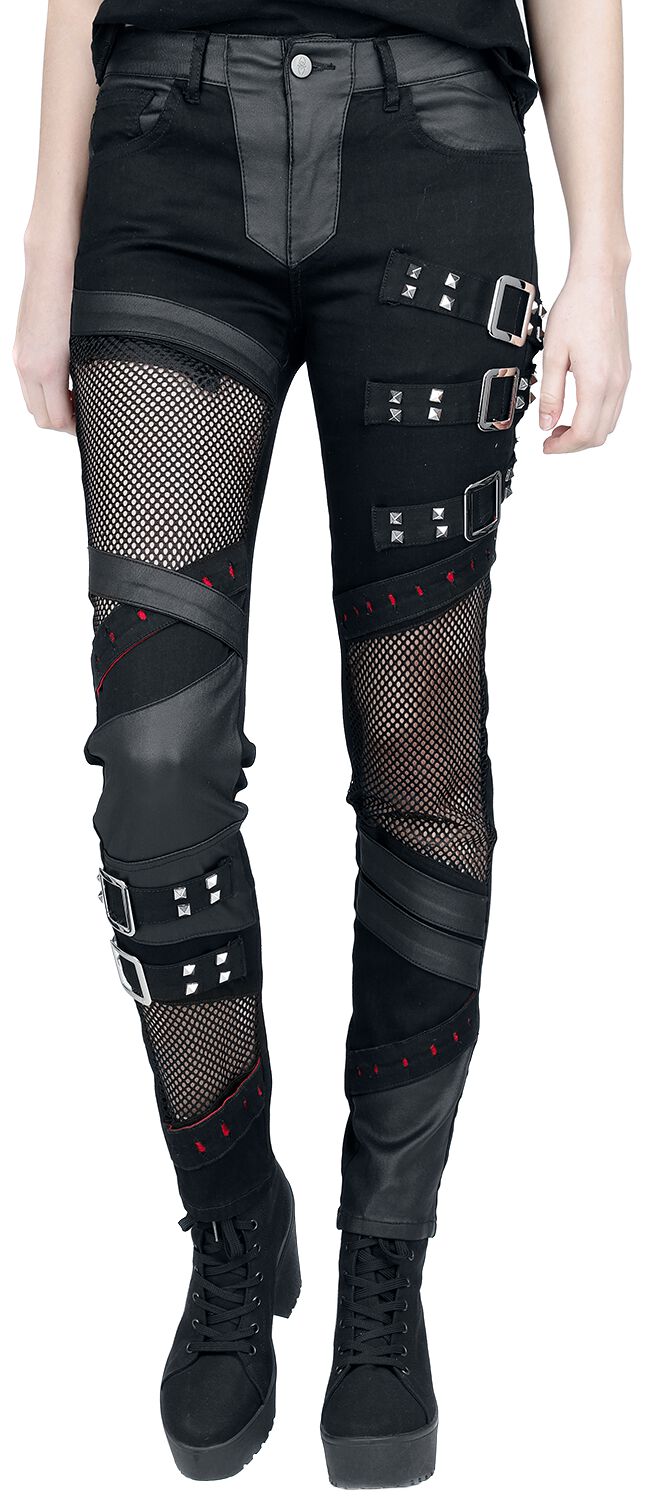 Jeans with Mesh Details | Gothicana by EMP Jeans | EMP