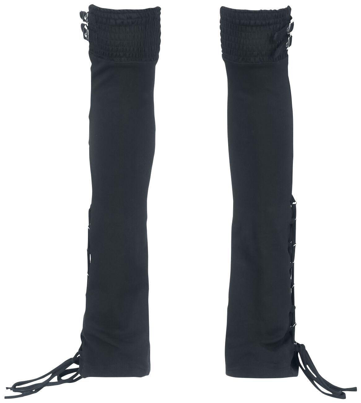 Leg Warmers with Lacing and Buckles | Gothicana by EMP Knee Socks | EMP