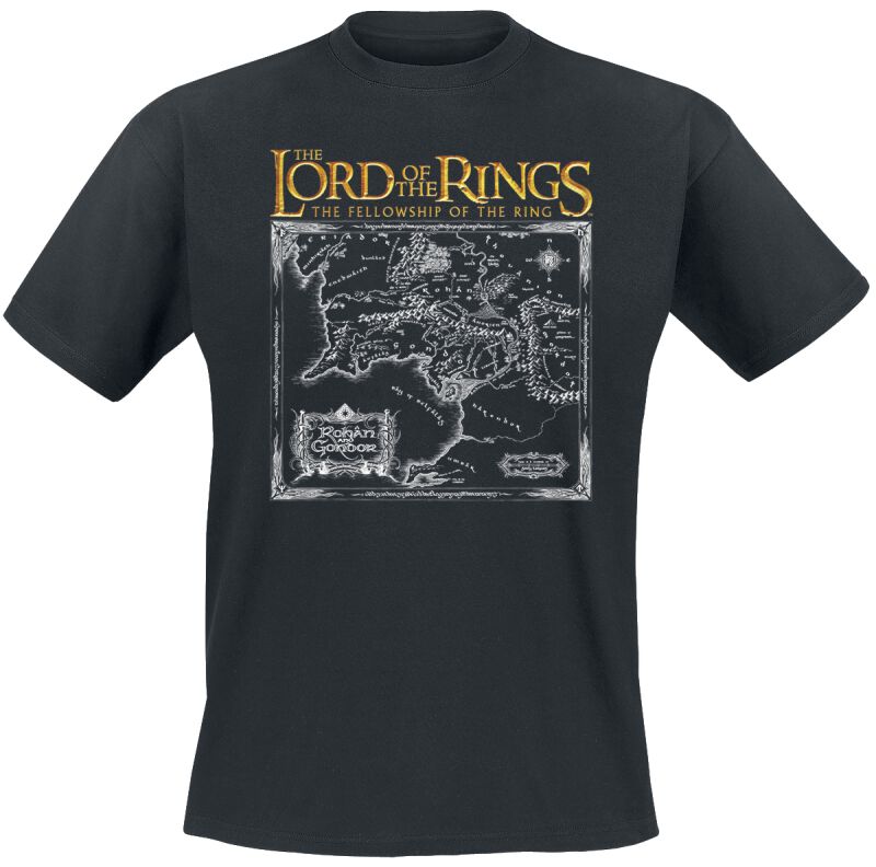 Map Fellowship | The Lord Of The Rings T-Shirt | EMP
