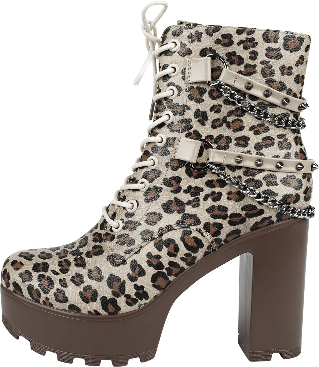 Leopard Print High Heel Boots | Rock Rebel by EMP High Heel | EMP