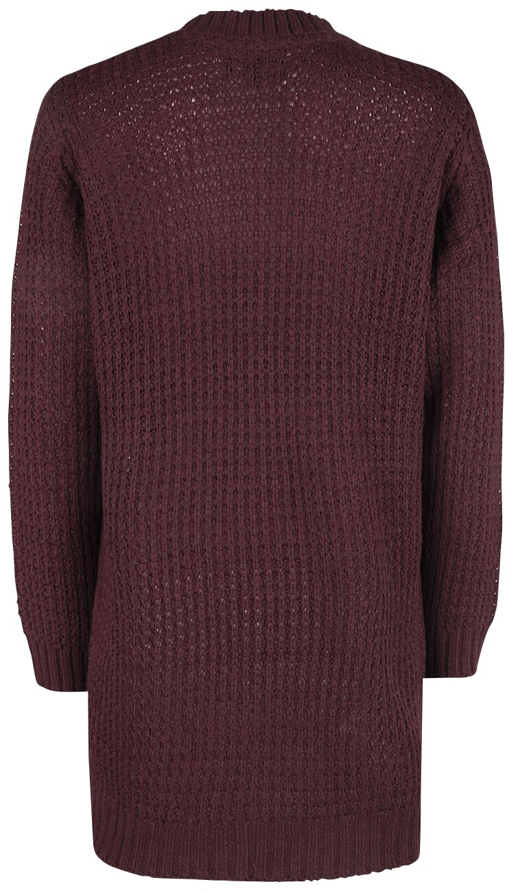 Dark-Red Knitted Jumper | RED by EMP Knit jumper | EMP