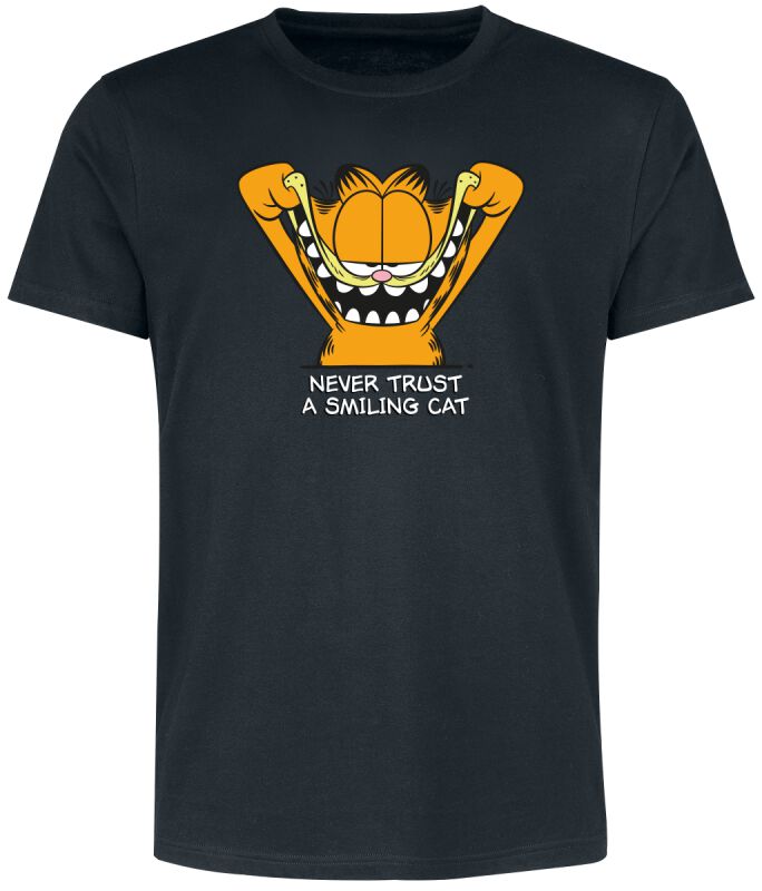 Never Trust A Smiling Cat | Garfield T-Shirt | EMP