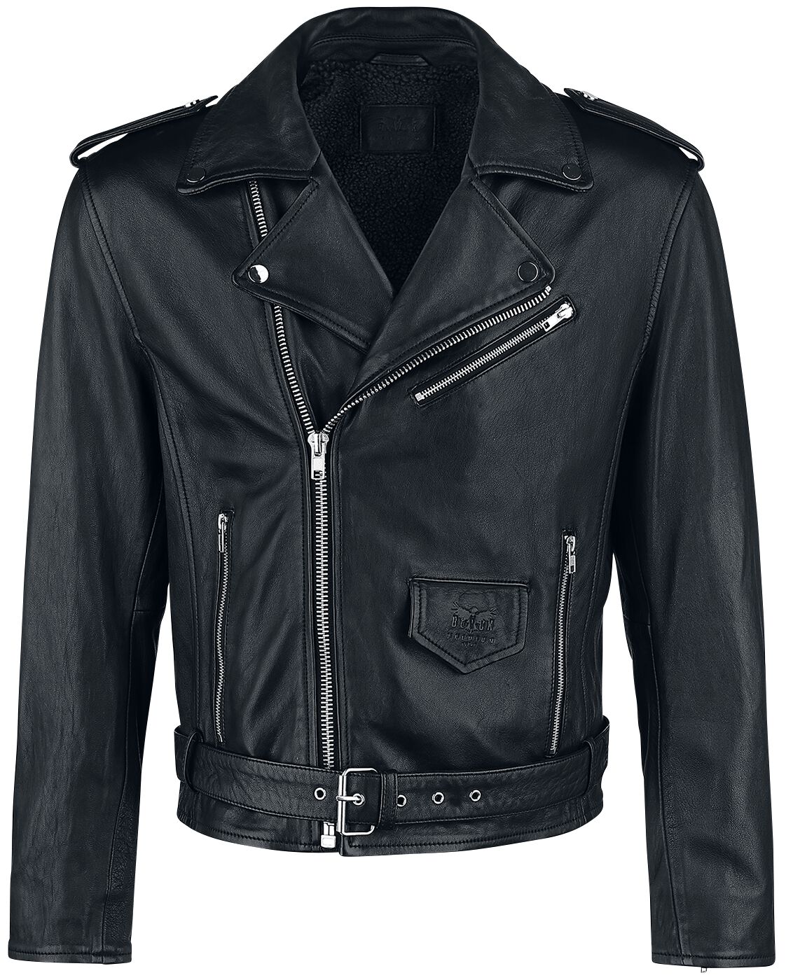 The Road Crew | Black Premium by EMP Leather Jacket | EMP