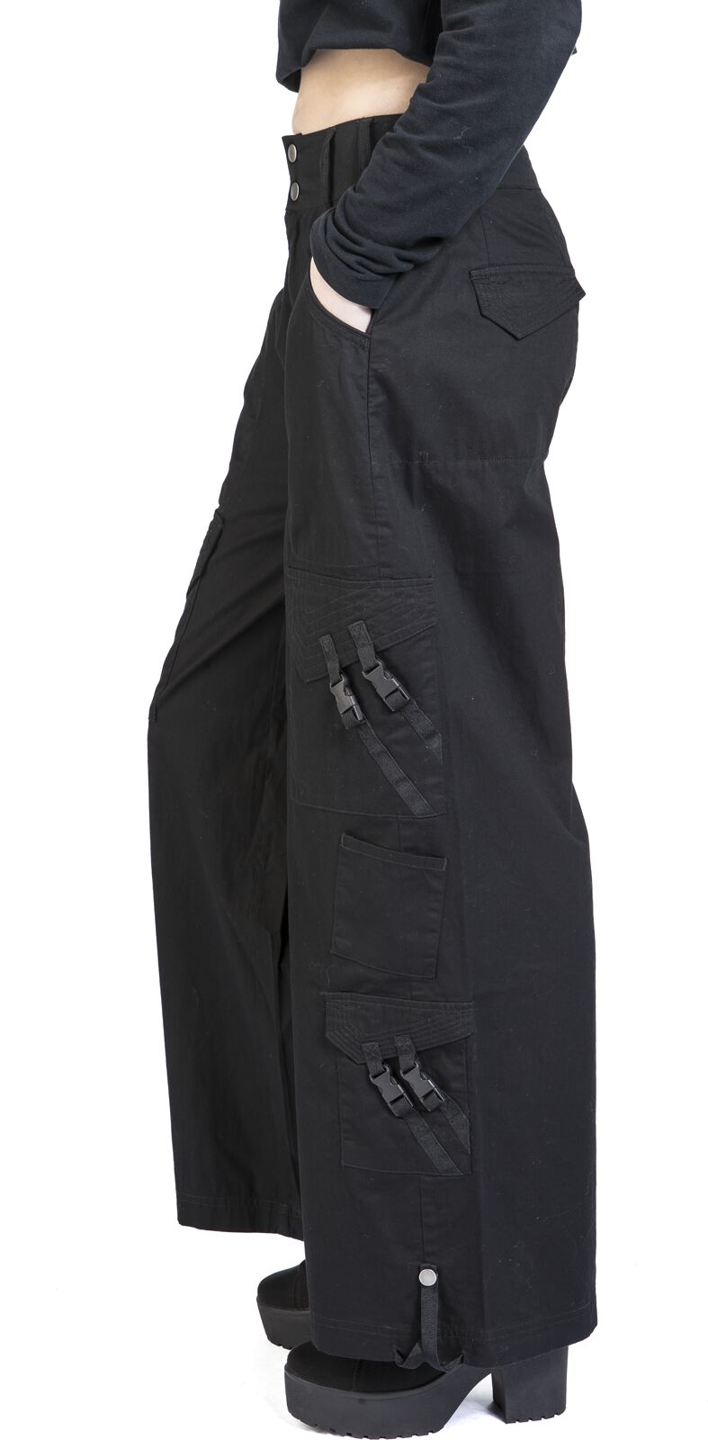 Gothicana by EMP Cloth Trousers | EMP
