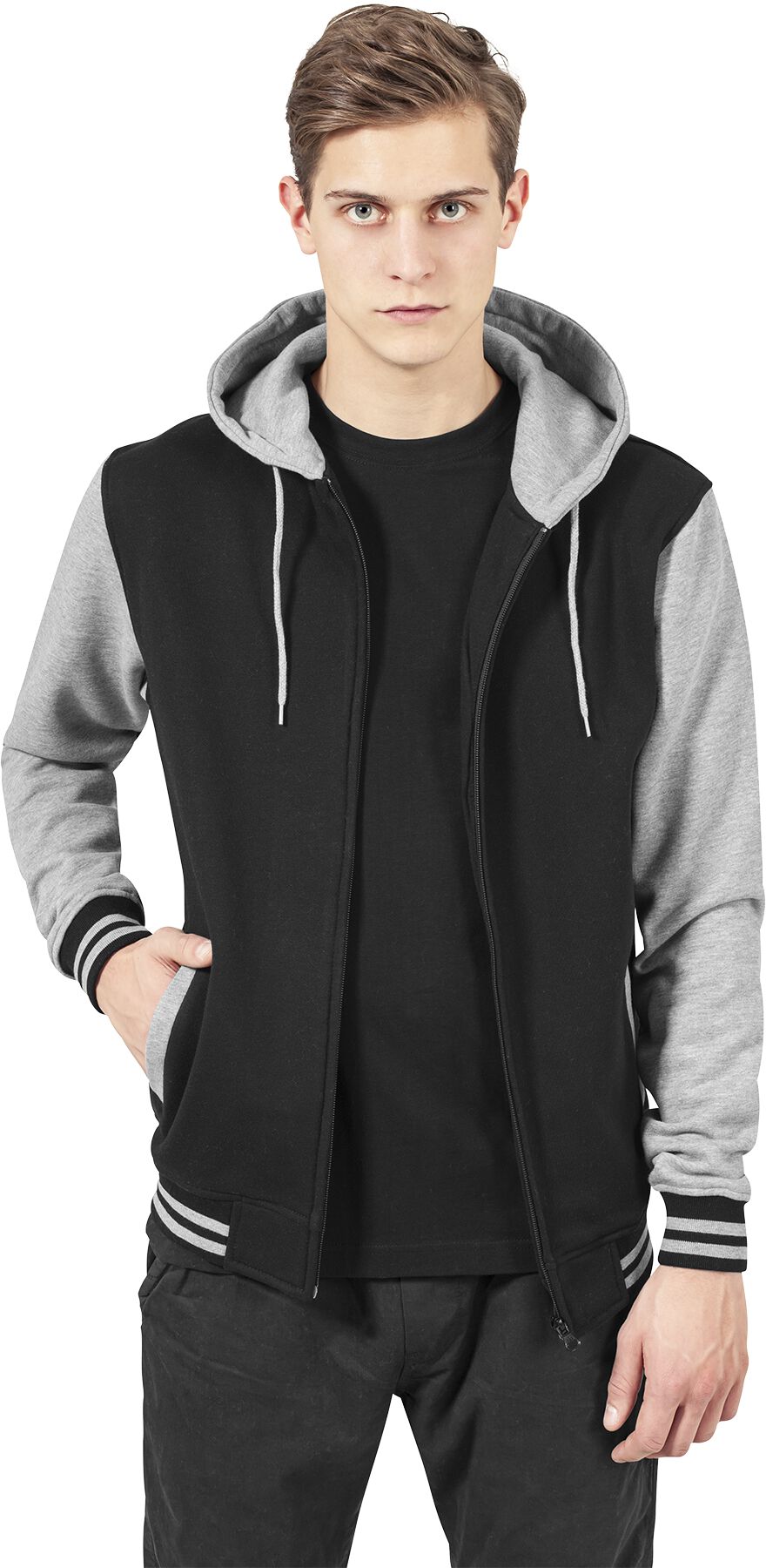 2-Tone Zip | Urban Classics Hoodie Jacket | EMP