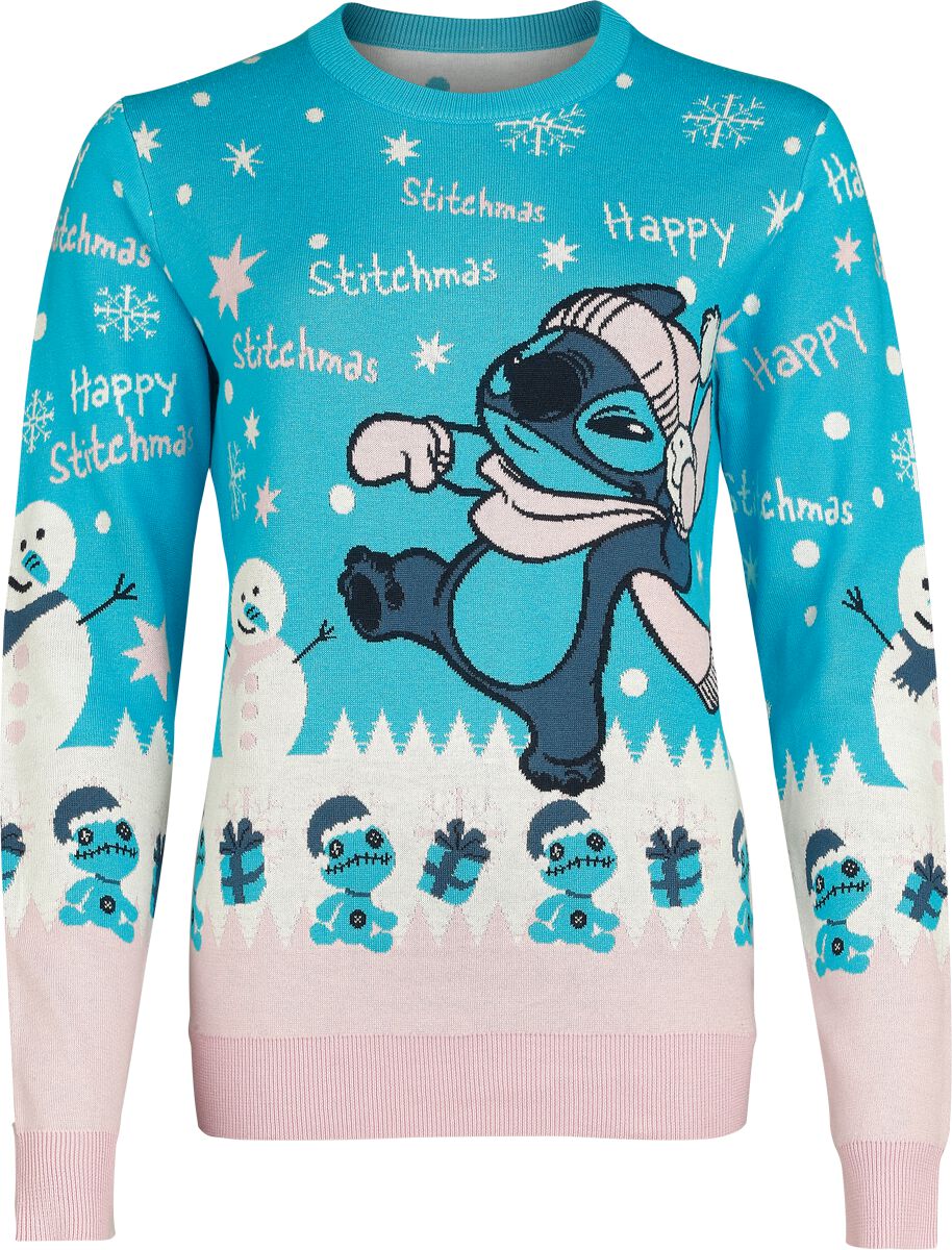 Happy Stitchmas Snowball | Lilo & Stitch Christmas jumper | EMP