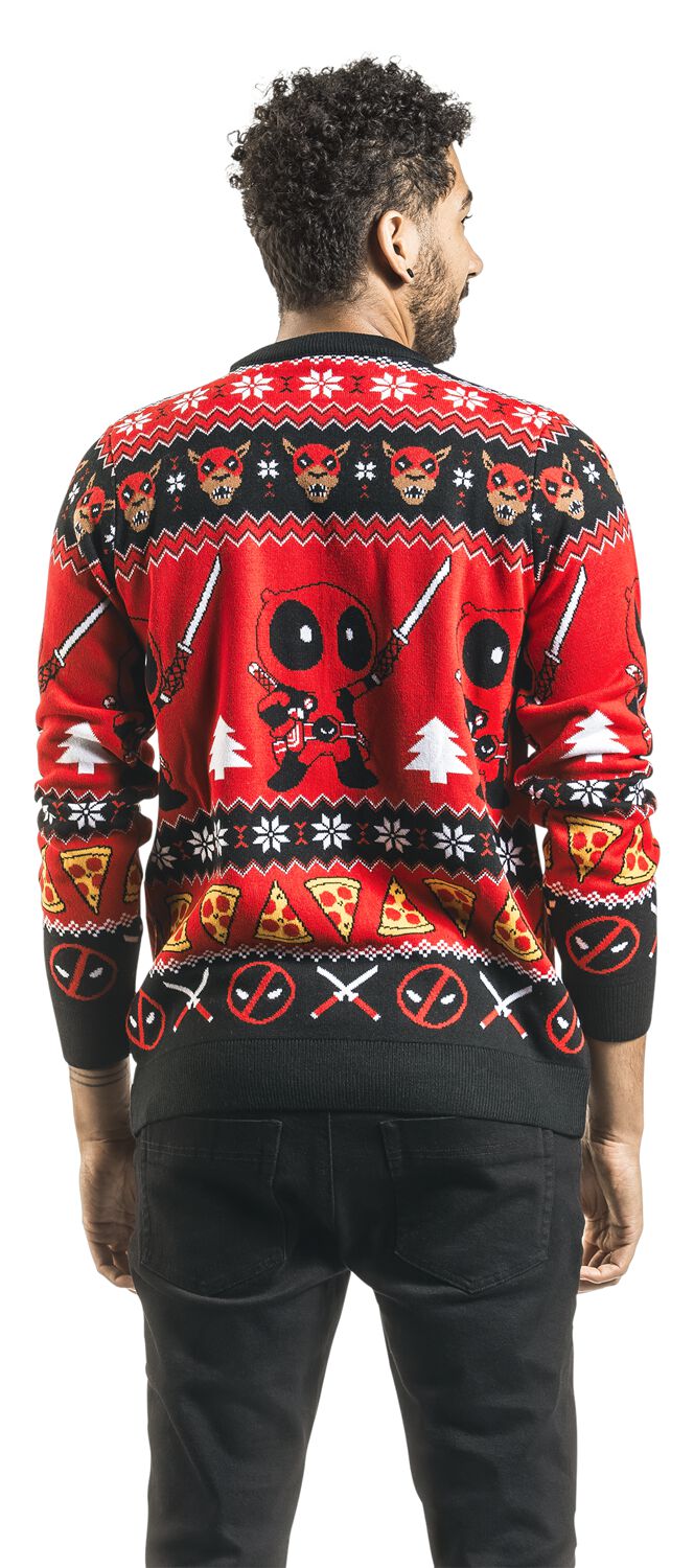 Wish You A Deadpool Christmas | Deadpool Christmas jumper | EMP