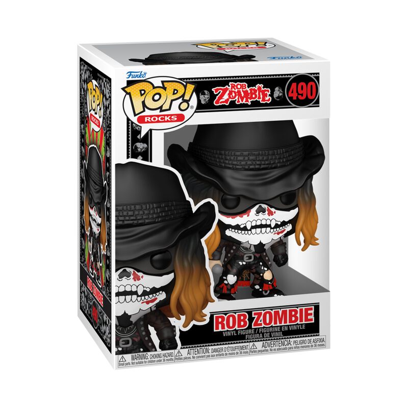 Rob Zombie Rocks! Vinyl Figur 490 | Rob Zombie Funko Mystery Minis | EMP