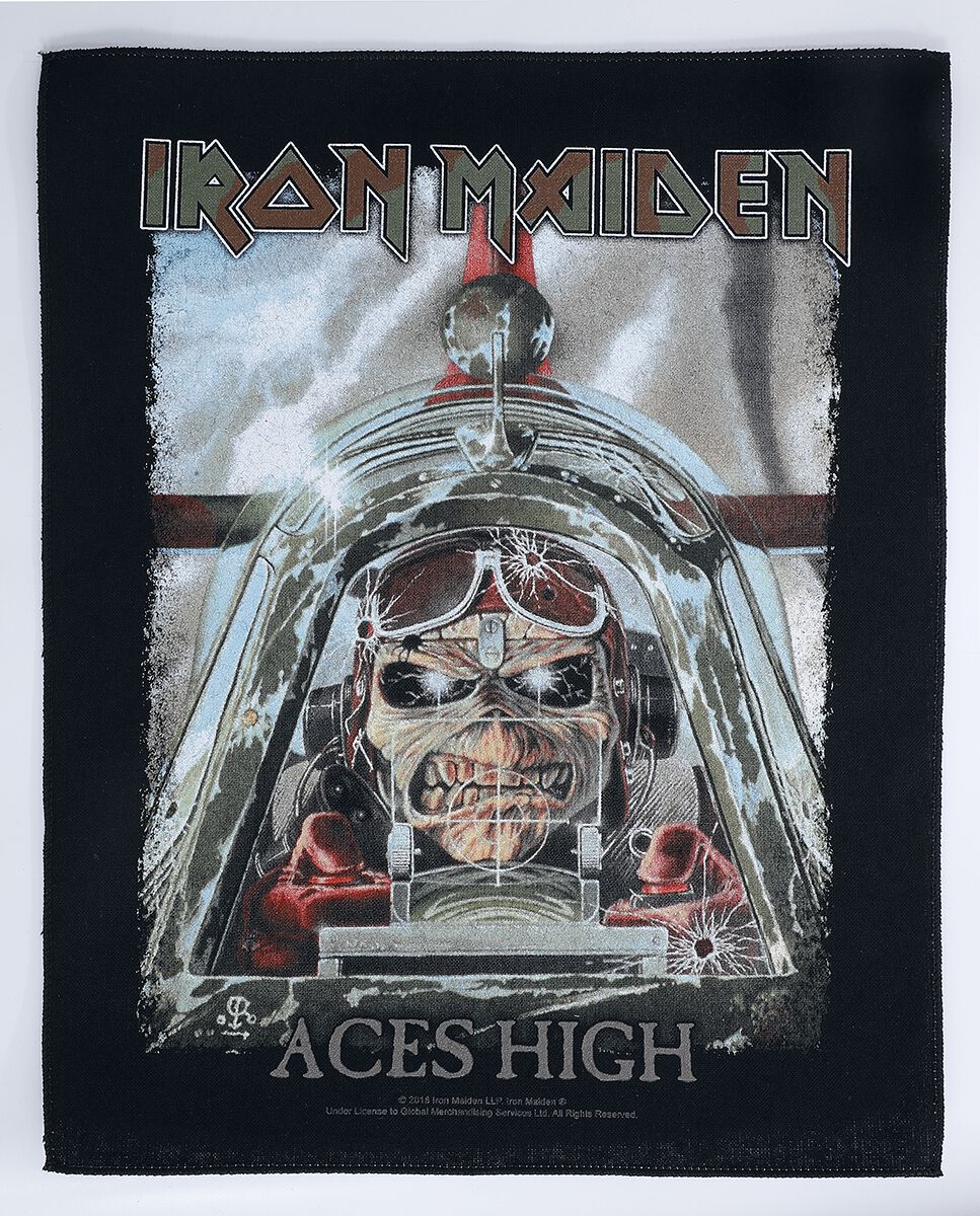 Aces High | Iron Maiden Back Patch | EMP