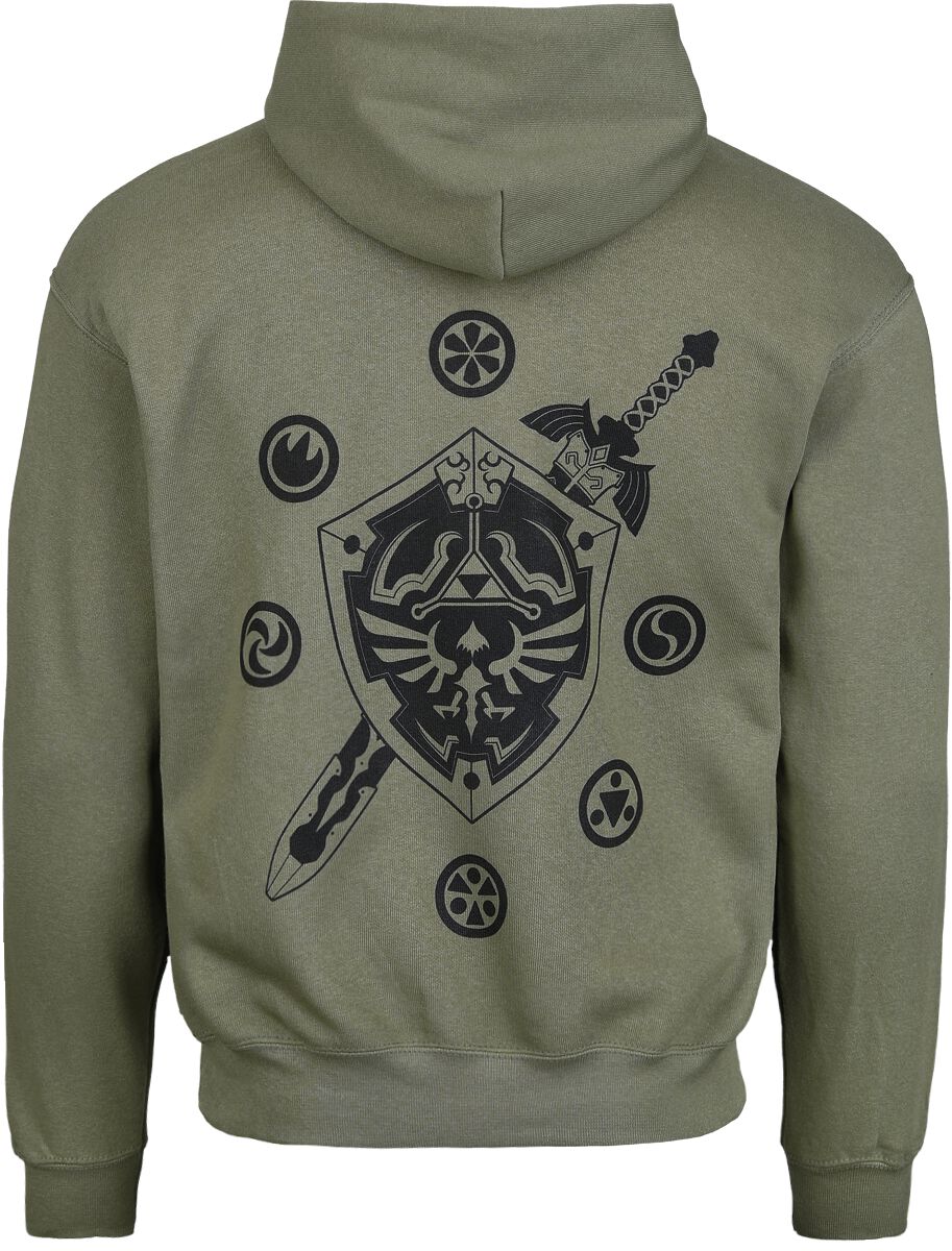 Logo and Shield | The Legend Of Zelda Hoodie | EMP