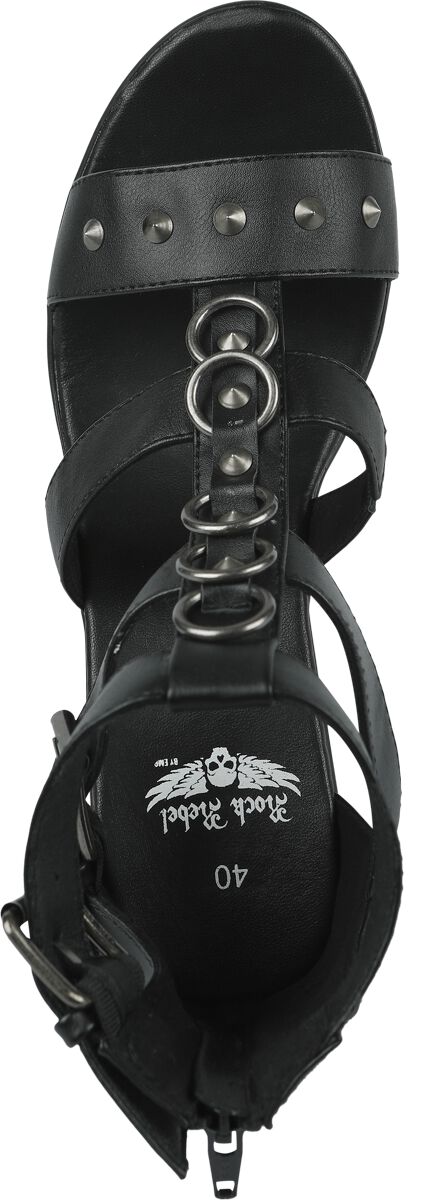 High Heels With Rivets And Rings | Rock Rebel by EMP High Heel | EMP