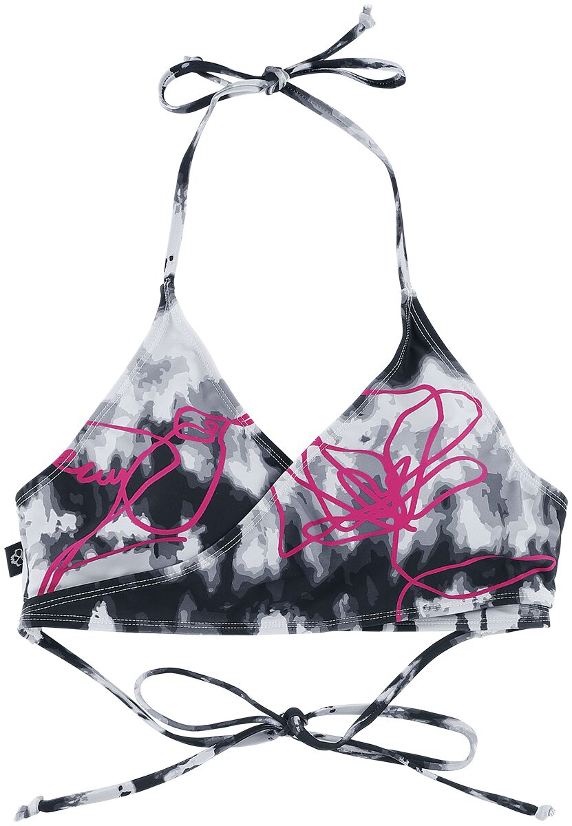 Bikini Top with Print and Batik Pattern | RED by EMP Bikini Top | EMP