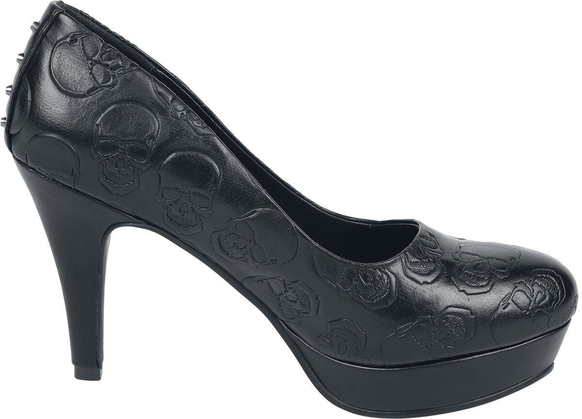 High Heels with Skulls | Rock Rebel by EMP High Heel | EMP