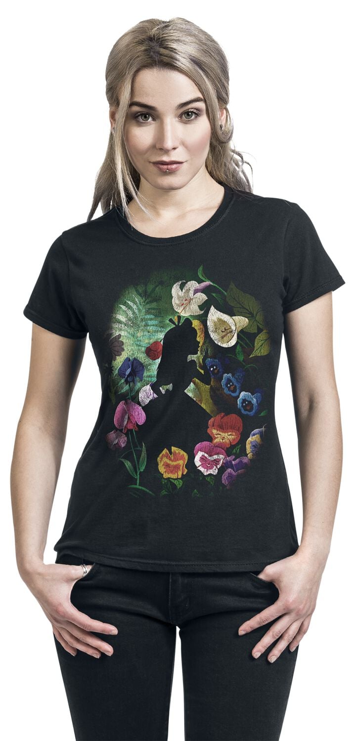 Black Flower | Alice in Wonderland T-Shirt | EMP