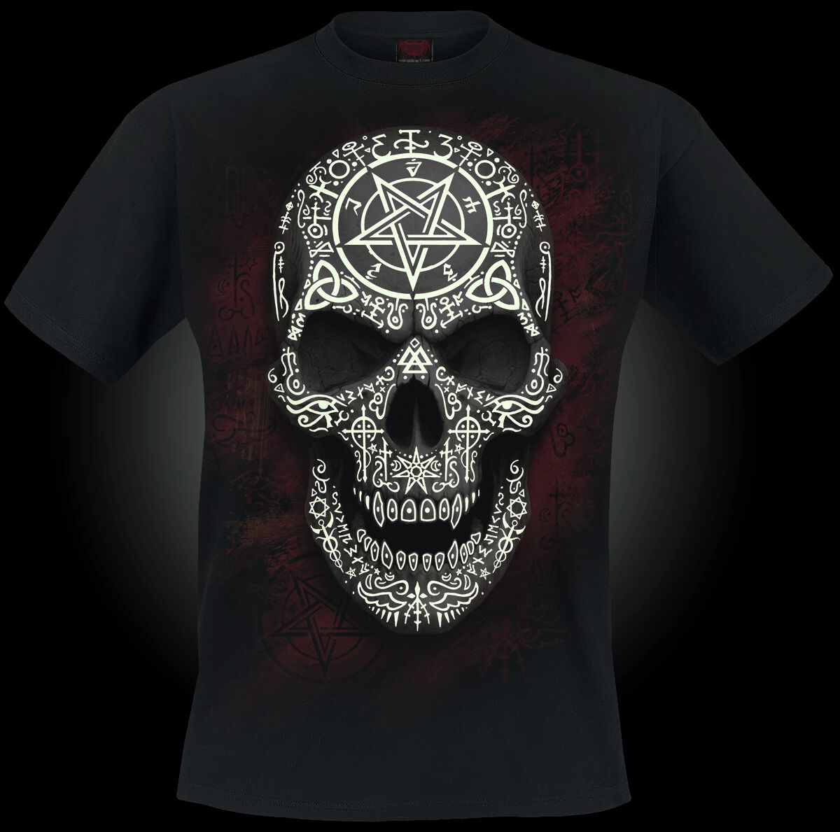 Gothic Runes - Glow In The Dark | Spiral T-Shirt | EMP