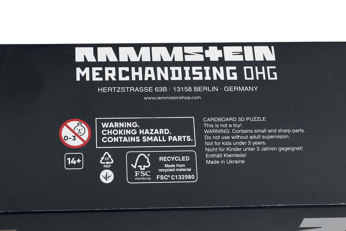 3D Puzzle - Logo | Rammstein Puzzle | EMP