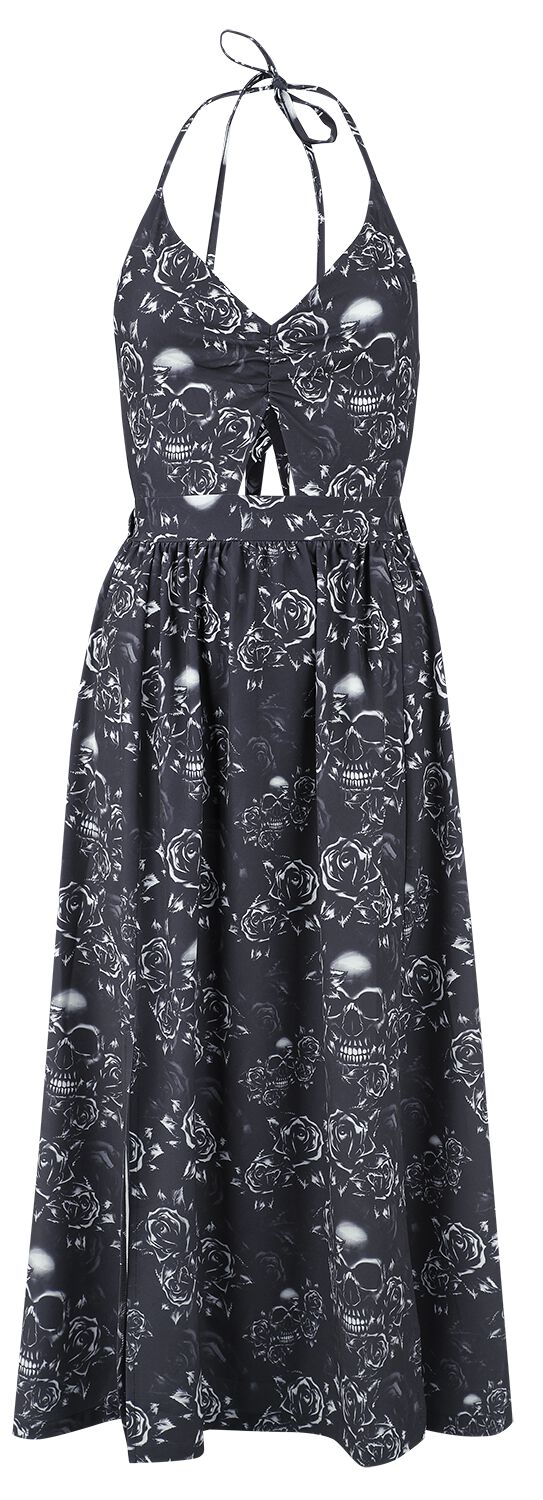skull pattern dress