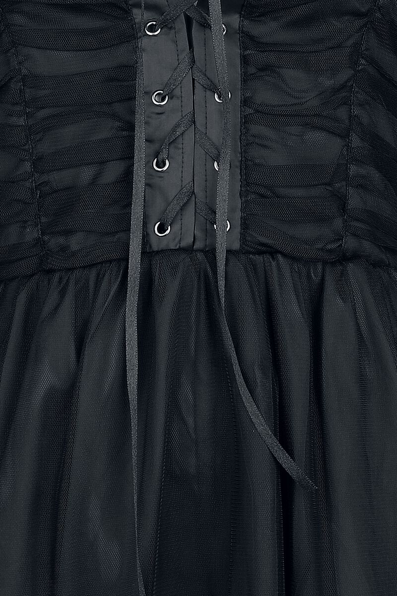 Mesh Dress with Lace Details | Gothicana by EMP Mini Dress | EMP