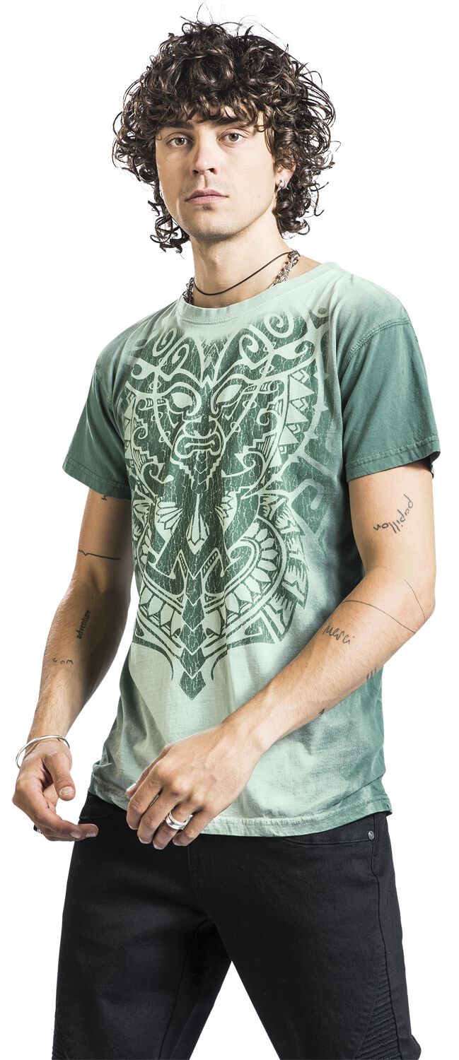 Aztec Mask Tattoo | Outer Vision T-Shirt | EMP