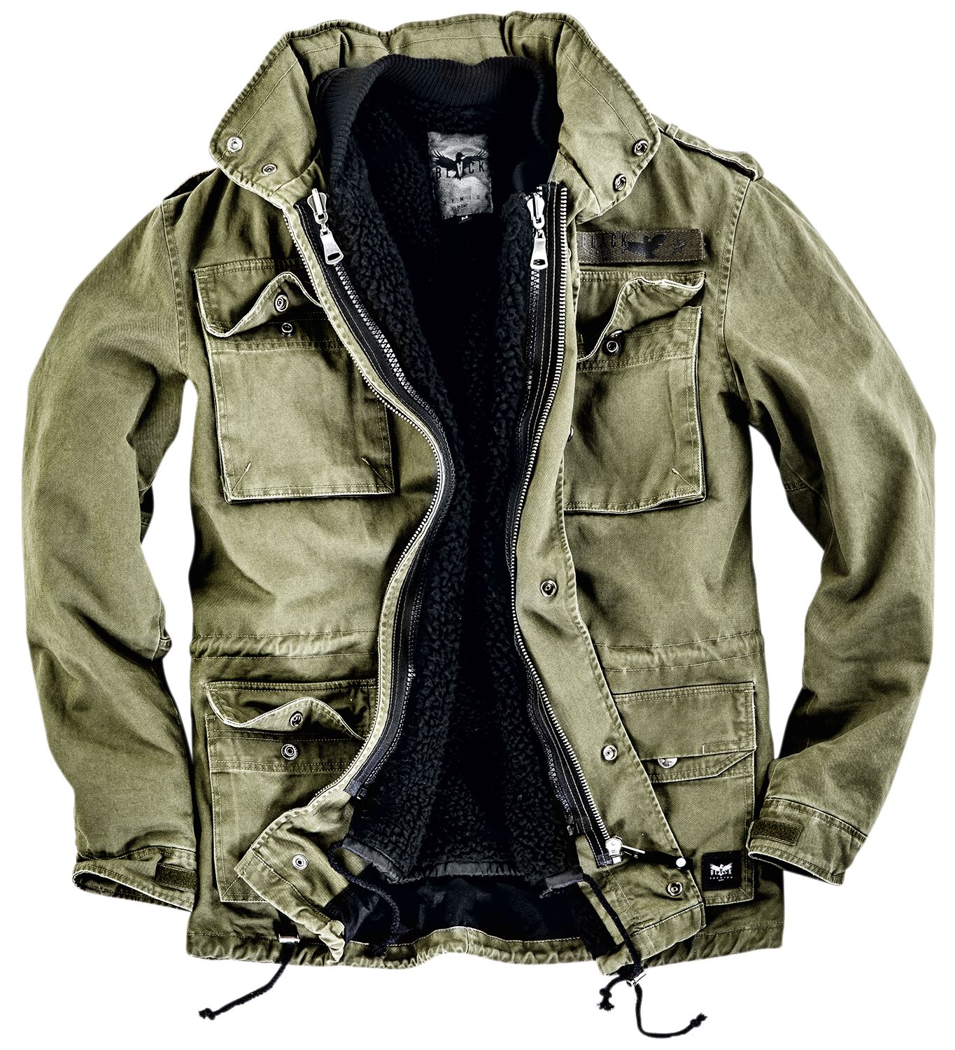Army Field Jacket | Black Premium by EMP Winter Jacket | EMP