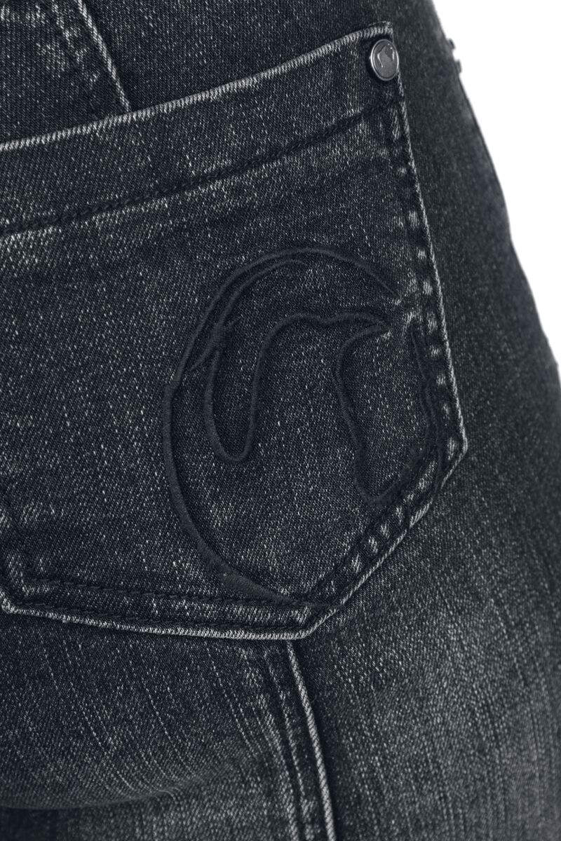 Ruby - Wide Leg Jeans | Black Premium by EMP Jeans | EMP