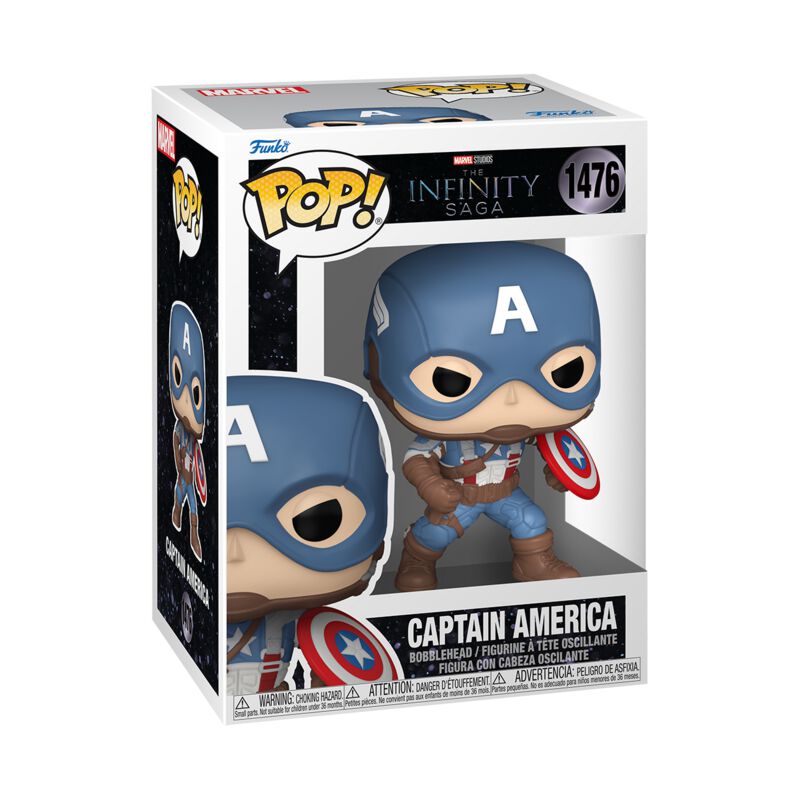 Captain America Vinyl Figurine 1476 | Captain America Funko Pop! | EMP