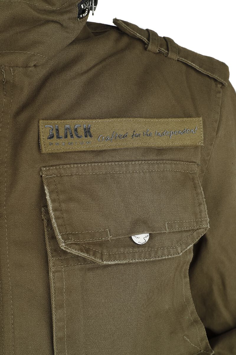 Army Field Jacket | Black Premium by EMP Winter Jacket | EMP